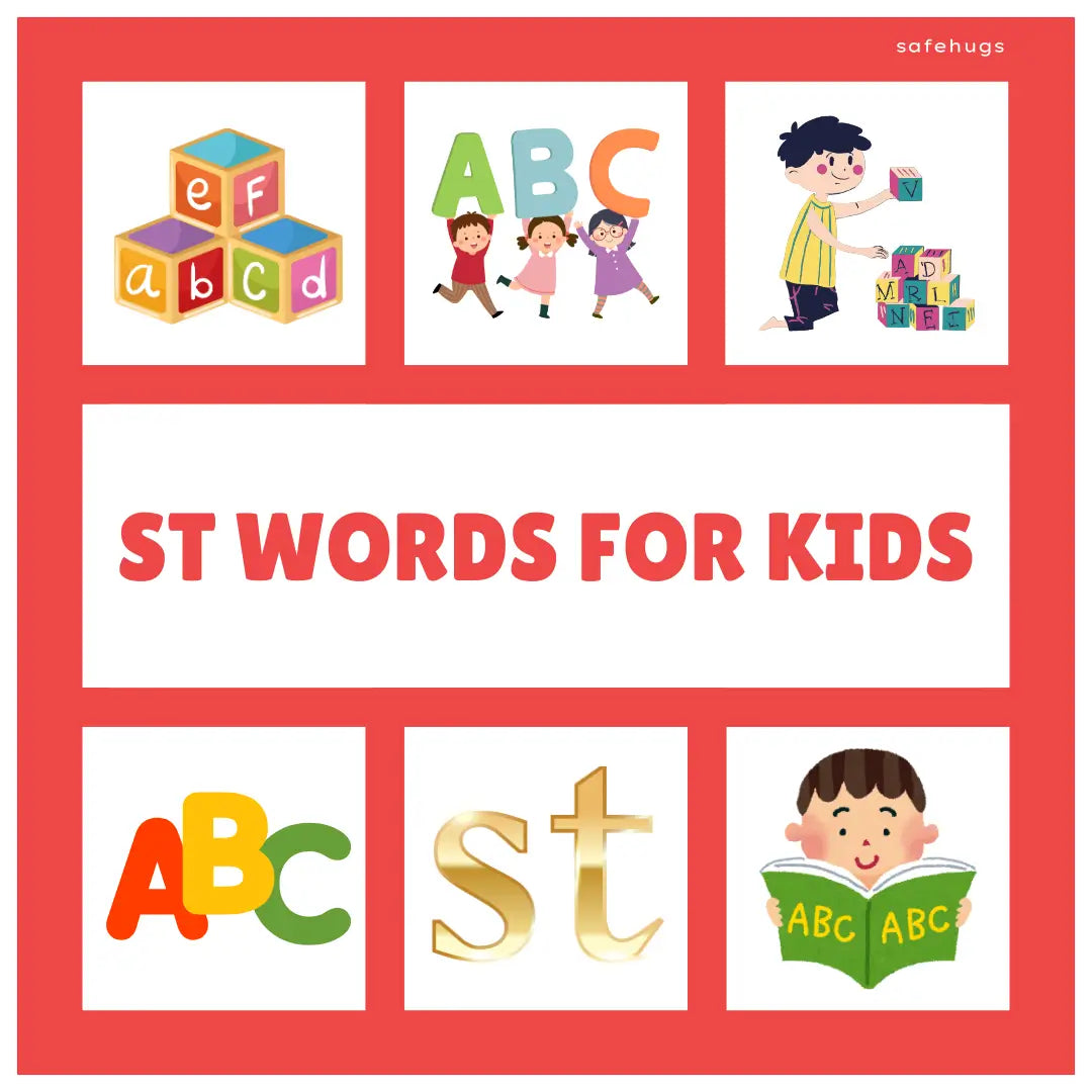 "ST" Words for Kids | ST Word Lists & Worksheets